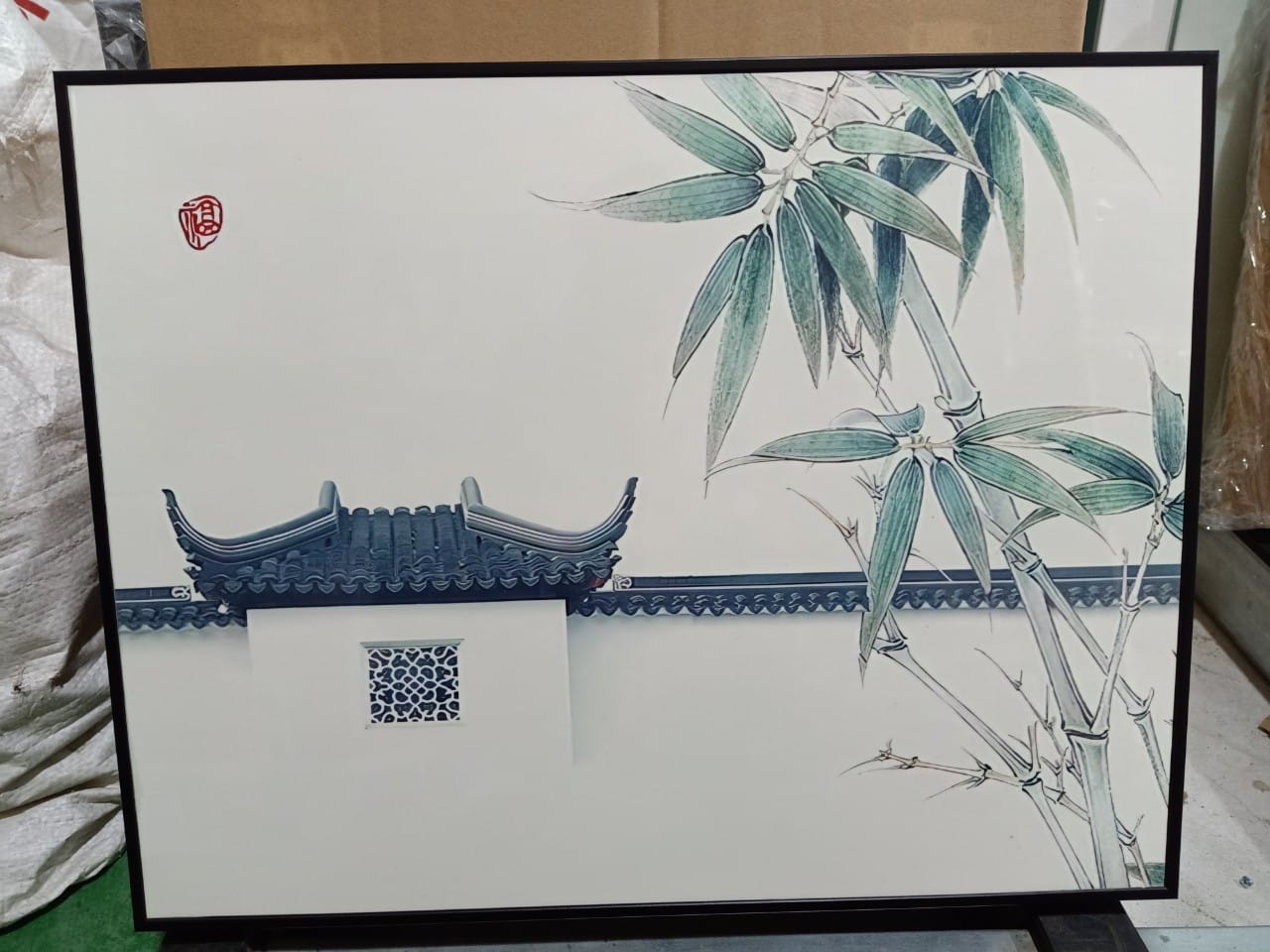 Tranh che ổ điện hiện đại dạng lật - Tranh 3D Minh Lợi