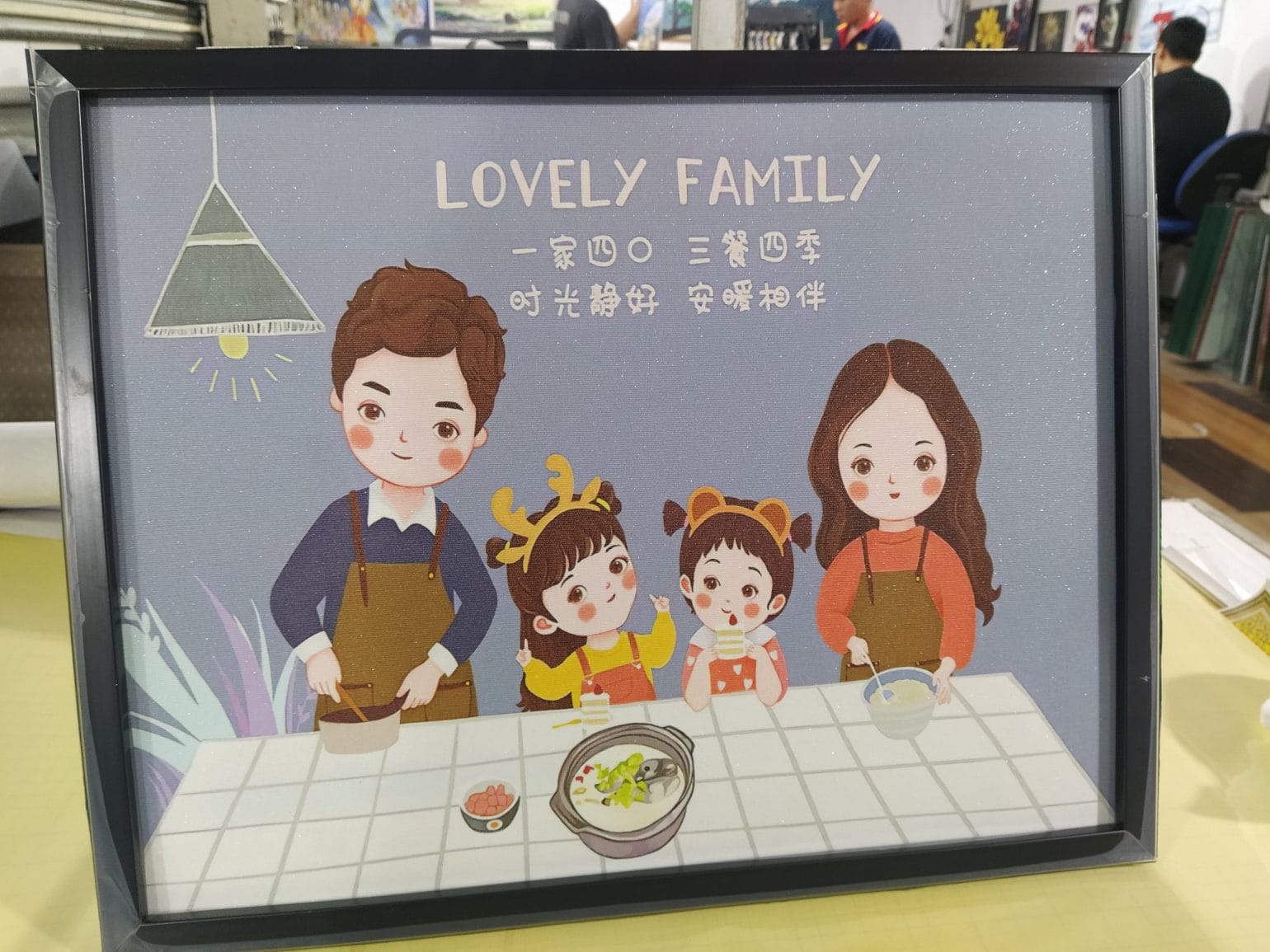 Tranh che ổ điện hiện đại dạng lật - Tranh 3D Minh Lợi